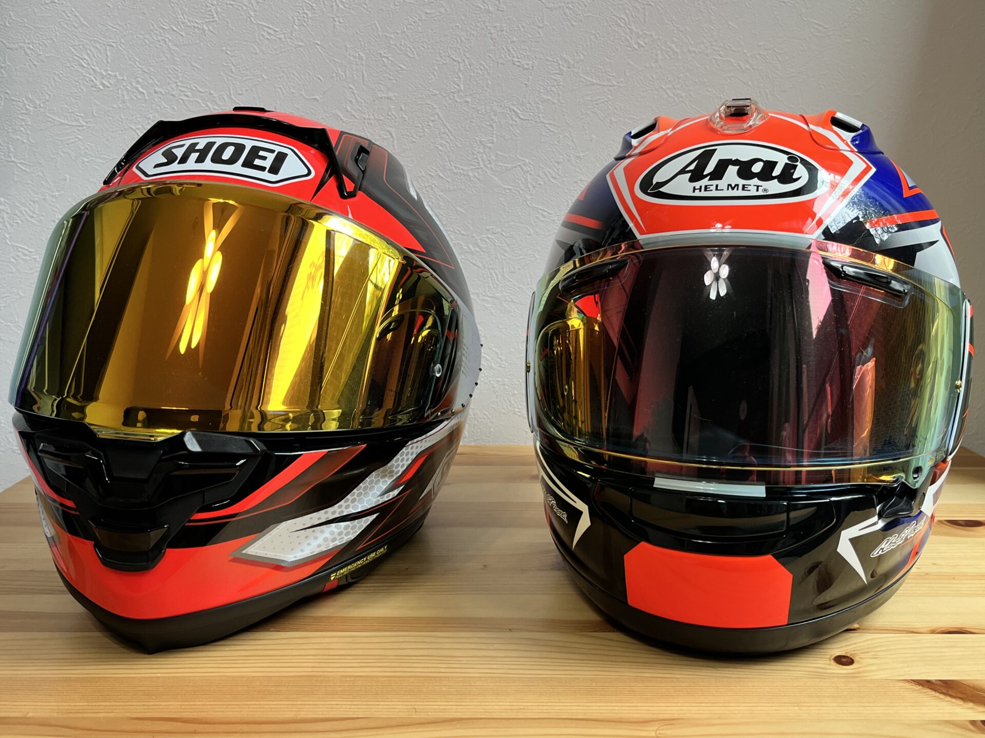 【どっちがおすすめ？】SHOEI X-Fifteen と Arai RX-7Xを比較｜旅好きふくちゃん@車とバイクのブログ